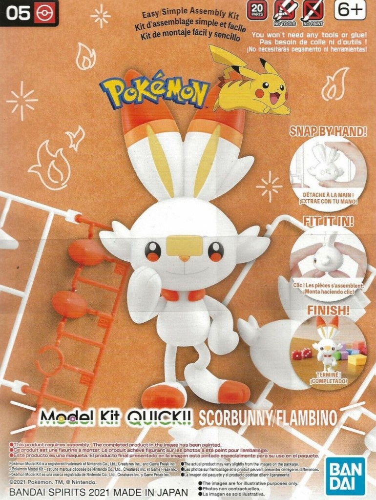 Pokemon Scorbunny Model Kit | Poki-heaven AS