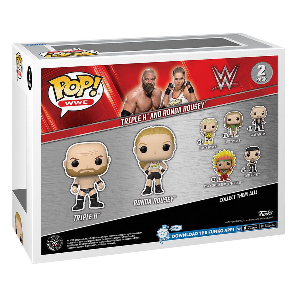 WWE POP! 2-Pack Rousey/Triple H Vinyl Figures | Poki-heaven AS