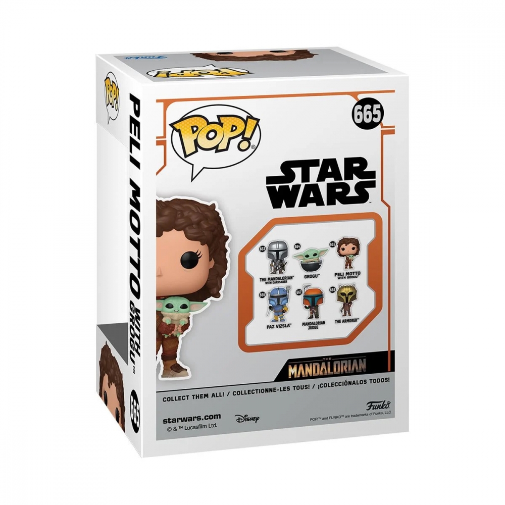 Star Wars: The Mandalorian Peli Motto with Grogu Funko Pop! Vinyl ...