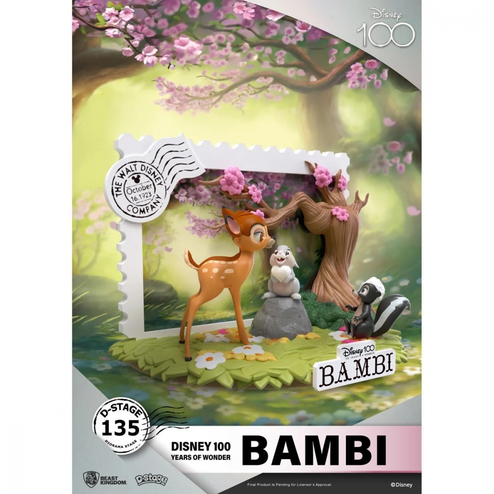 Disney 100 years of wonder Bambi D-Stage Statue | Poki-heaven AS