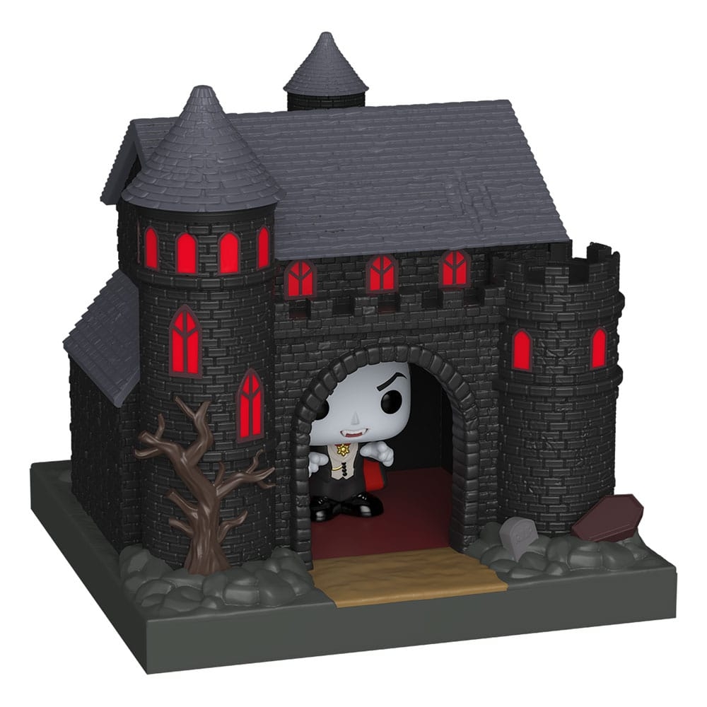 Universal Monsters Bitty POP! Towns Vinyl Figure Dracula with Castle ...