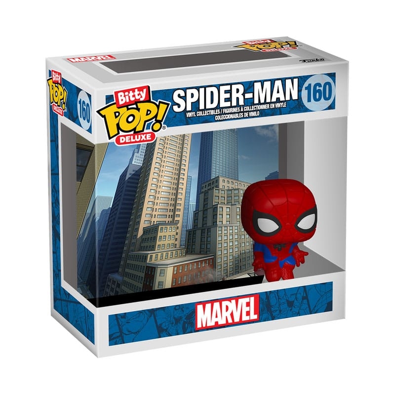 Spider-Man Bitty POP! Deluxe Vinyl Figure Spider-Man(Cityscape) Display ...