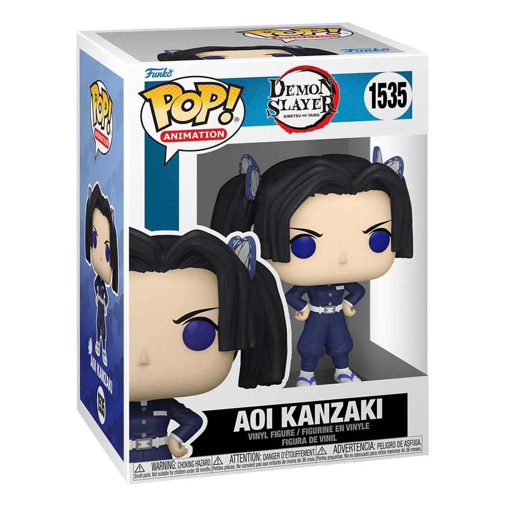 Demon Slayer: Kimetsu no Yaiba POP! Animation Aoi Kanzaki Vinyl Figure ...