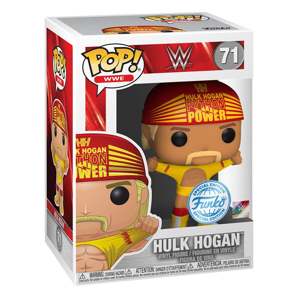 WWE POP! Wrestlemania 3 - Hulk Hogan Exclusive Vinyl Figure 71 | Poki ...