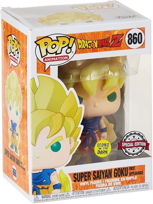 Dragon Ball Z POP! Animation SS Goku(GW) Vinyl figure 860 | Poki-heaven AS