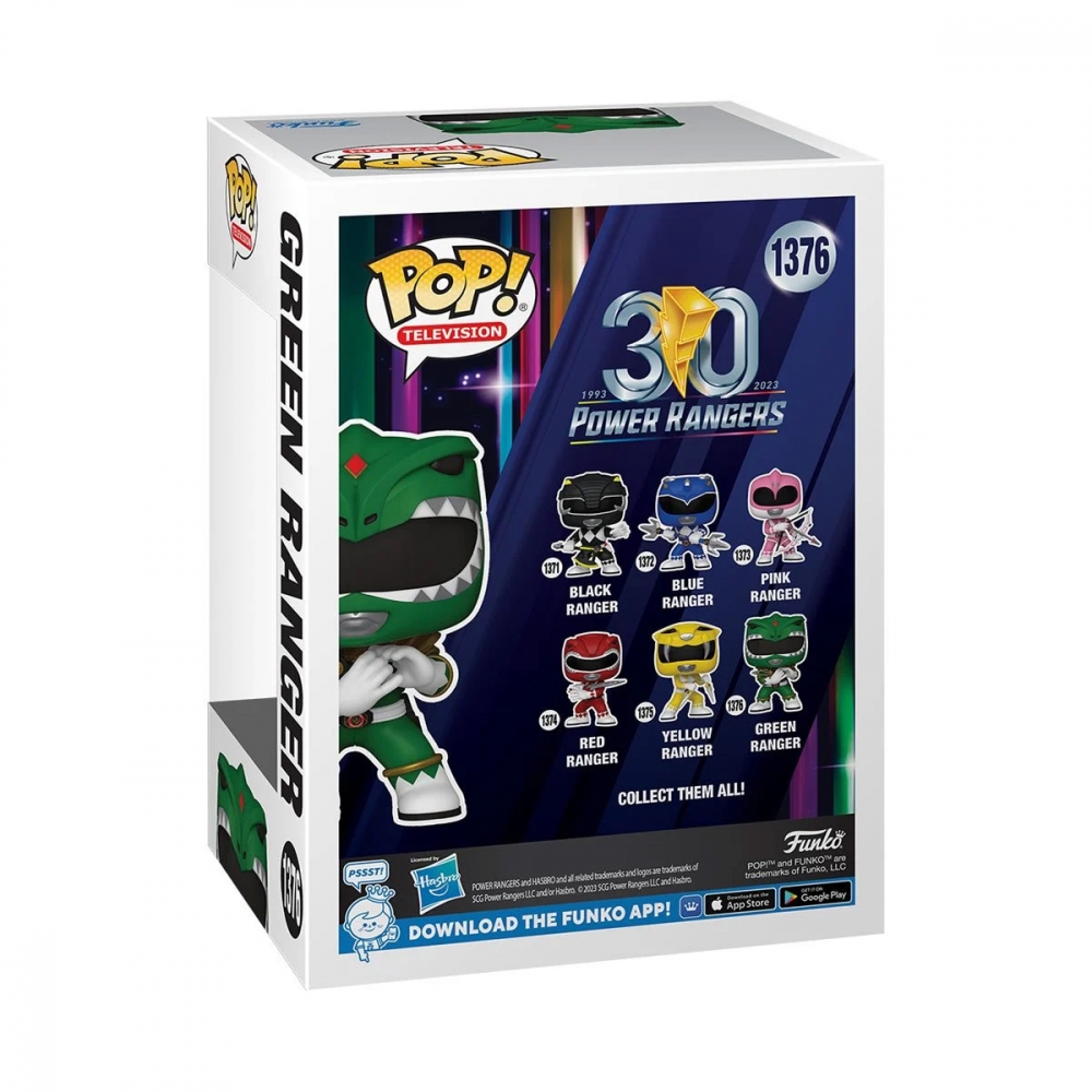 Mighty Morphin Power Rangers 30th Green Ranger Funko Pop! Vinyl Figure ...