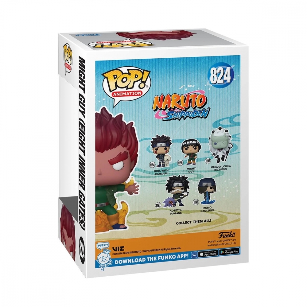 Naruto Might Guy (Eight Inner Gates) Pop! Vinyl Figure 824 | Poki-heaven AS