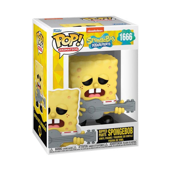 SpongeBob SquarePants 25th Anniversary POP! SB w/Guitar Vinyl Figure ...