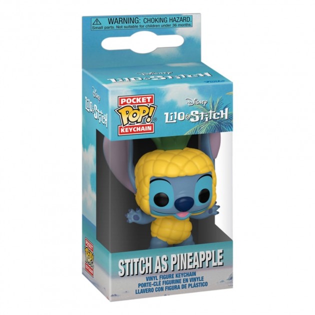 Lilo and Stitch Pocket POP! Vinyl Keychains 4 cm Stitch as Pineapple ...