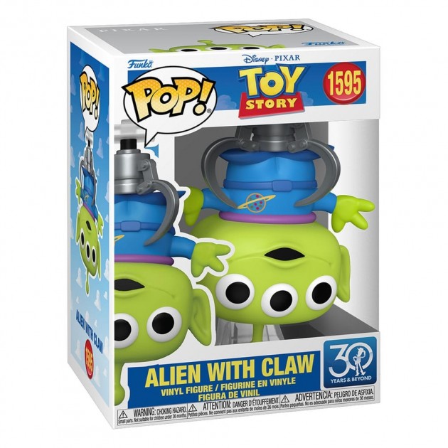 Toy Story POP! Disney Alien with Claw (30th Anniversary) Vinyl Figure ...