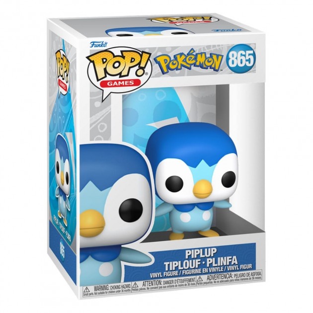 Pokemon POP! Piplup Vinyl Figure 865 | Poki-heaven AS