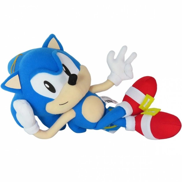 Sonic the Hedgehog Sonic liggende 25cm bamse | Poki-heaven AS