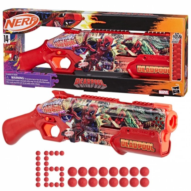 Nerf Rival Marvel Deadpool Blaster 14+ | Poki-heaven AS