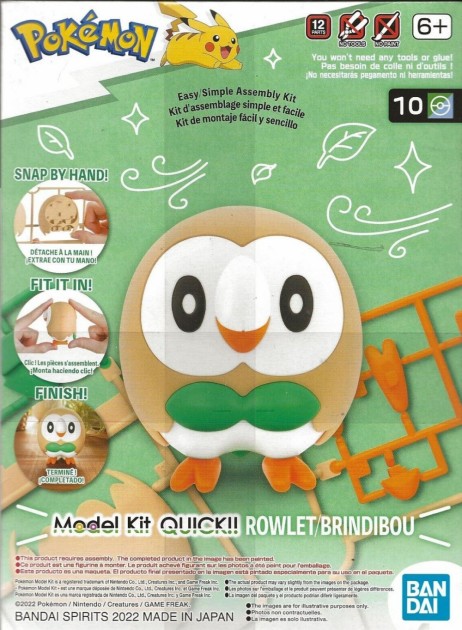 Pokemon Rowlet Model Kit | Poki-heaven AS