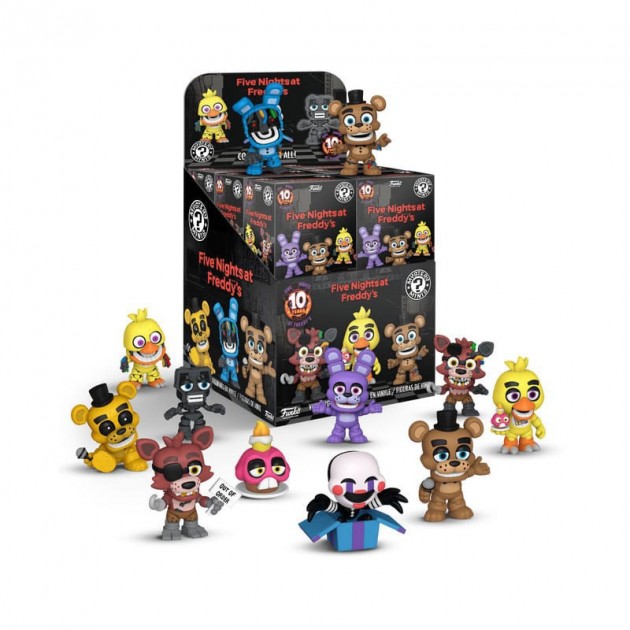 Five Night's at Freddy Mini Figure FNAF (10y Anniversary) 5 cm Mystery ...