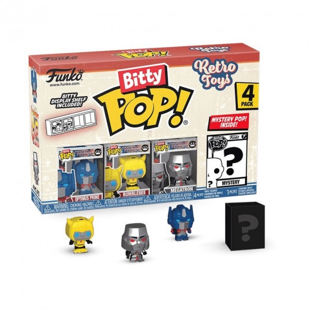 Retro Toys Bitty POP! Vinyl Figure 4-Pack Transformers 2,5 cm | Poki ...
